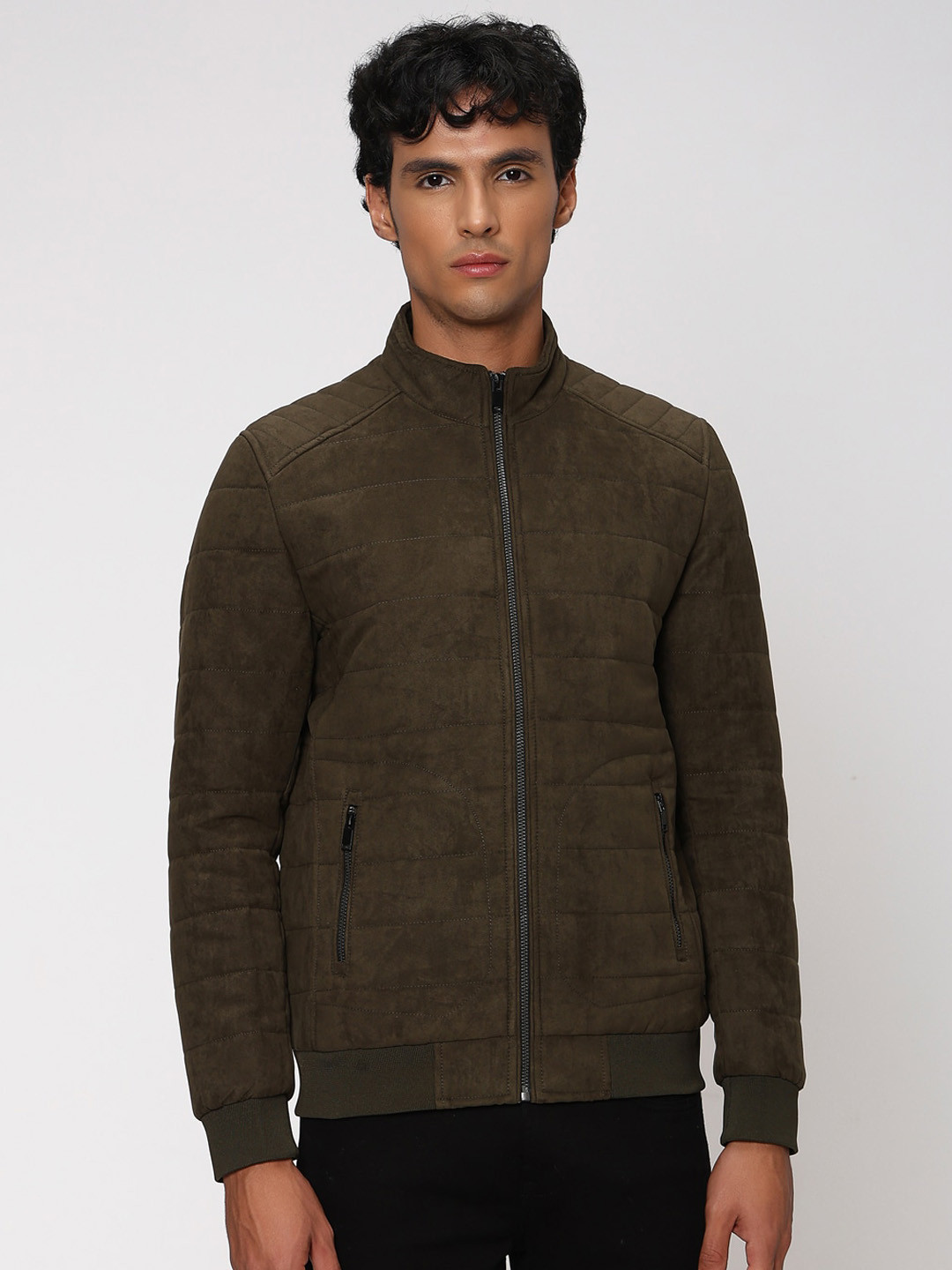 Buy Mufti Long Sleeves Padded Jacket - Jackets for Men 26146612 | Myntra