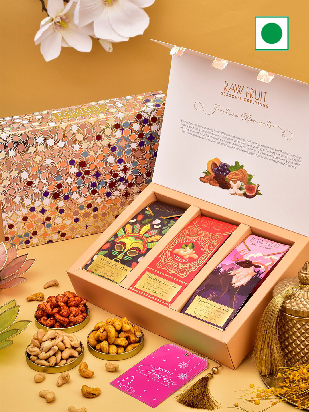 Buy RawFruit Christmas Cashews 100gms Each - Chocolate Gifts for Unisex ...