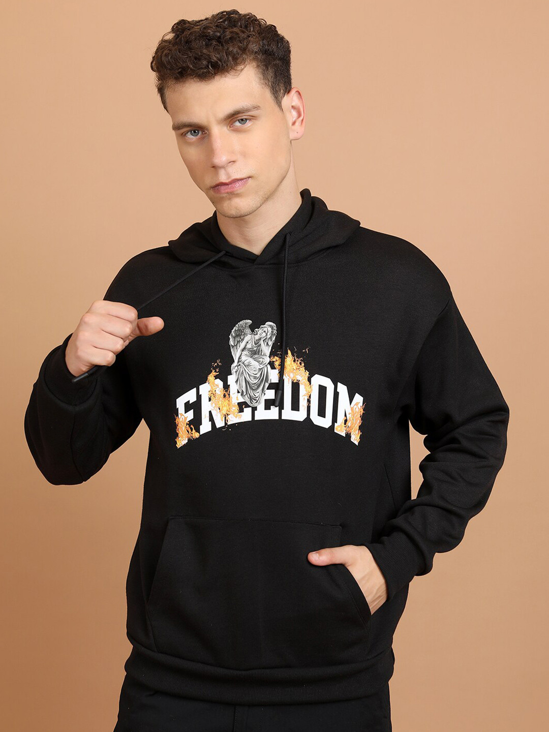 Buy HIGHLANDER Graphic Printed Relaxed Hooded Sweatshirt - Sweatshirts ...