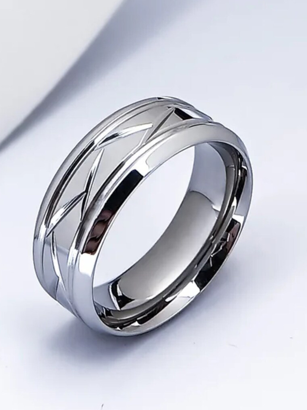 Buy WROGN Men Stainless Steel Adjustable Finger Ring - Ring for Men ...