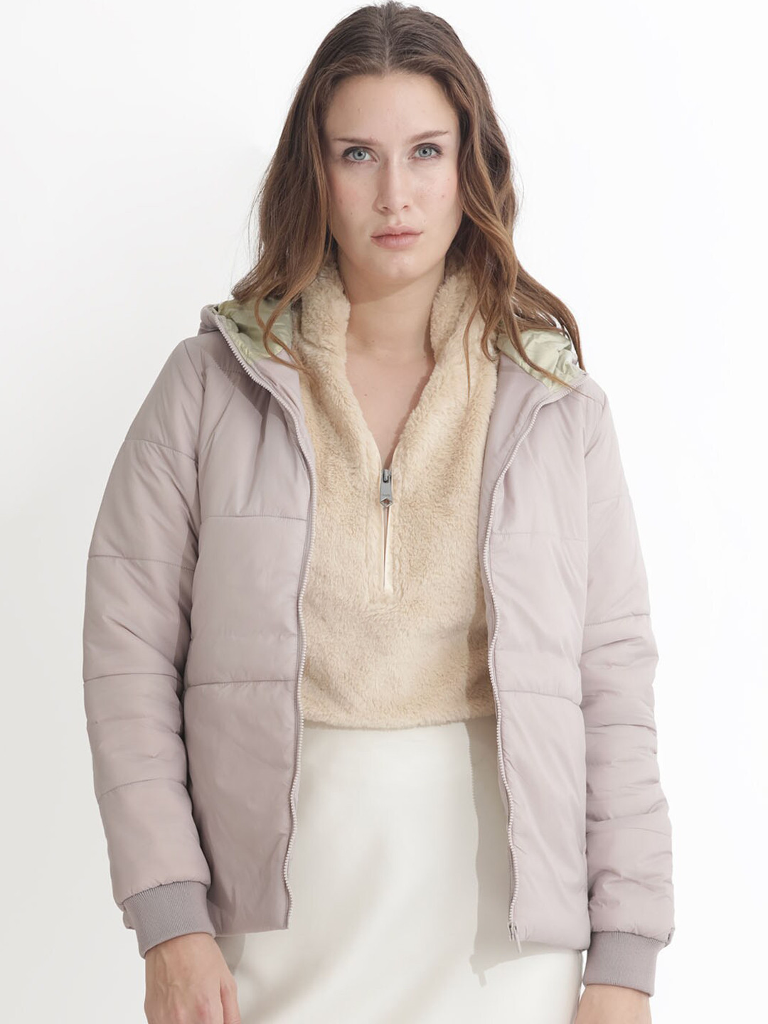 Buy RAREISM Hooded Puffer Jacket - Jackets for Women 26162420 | Myntra