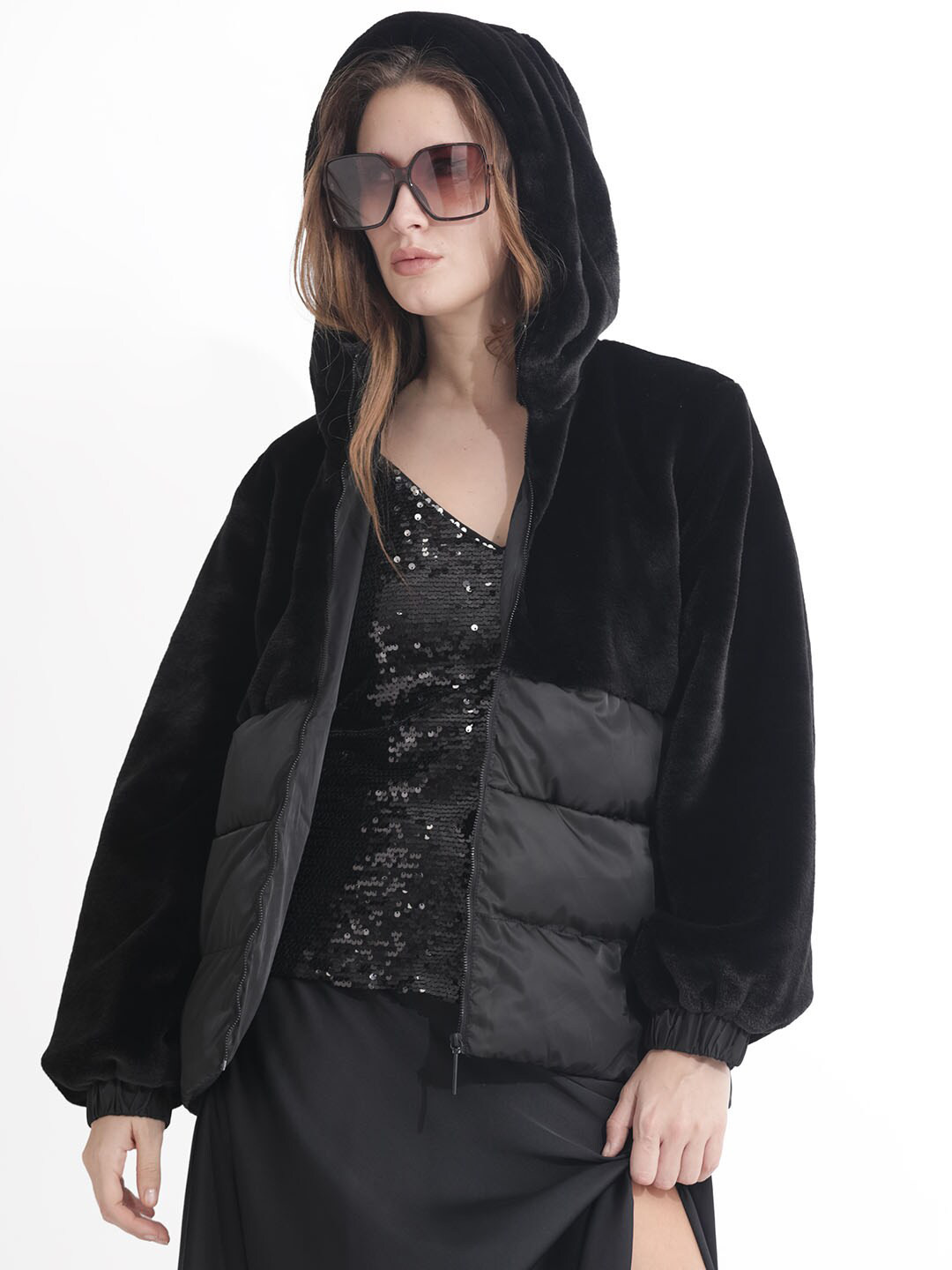 Buy RAREISM Hooded Puffer Jacket - Jackets for Women 26162422 | Myntra