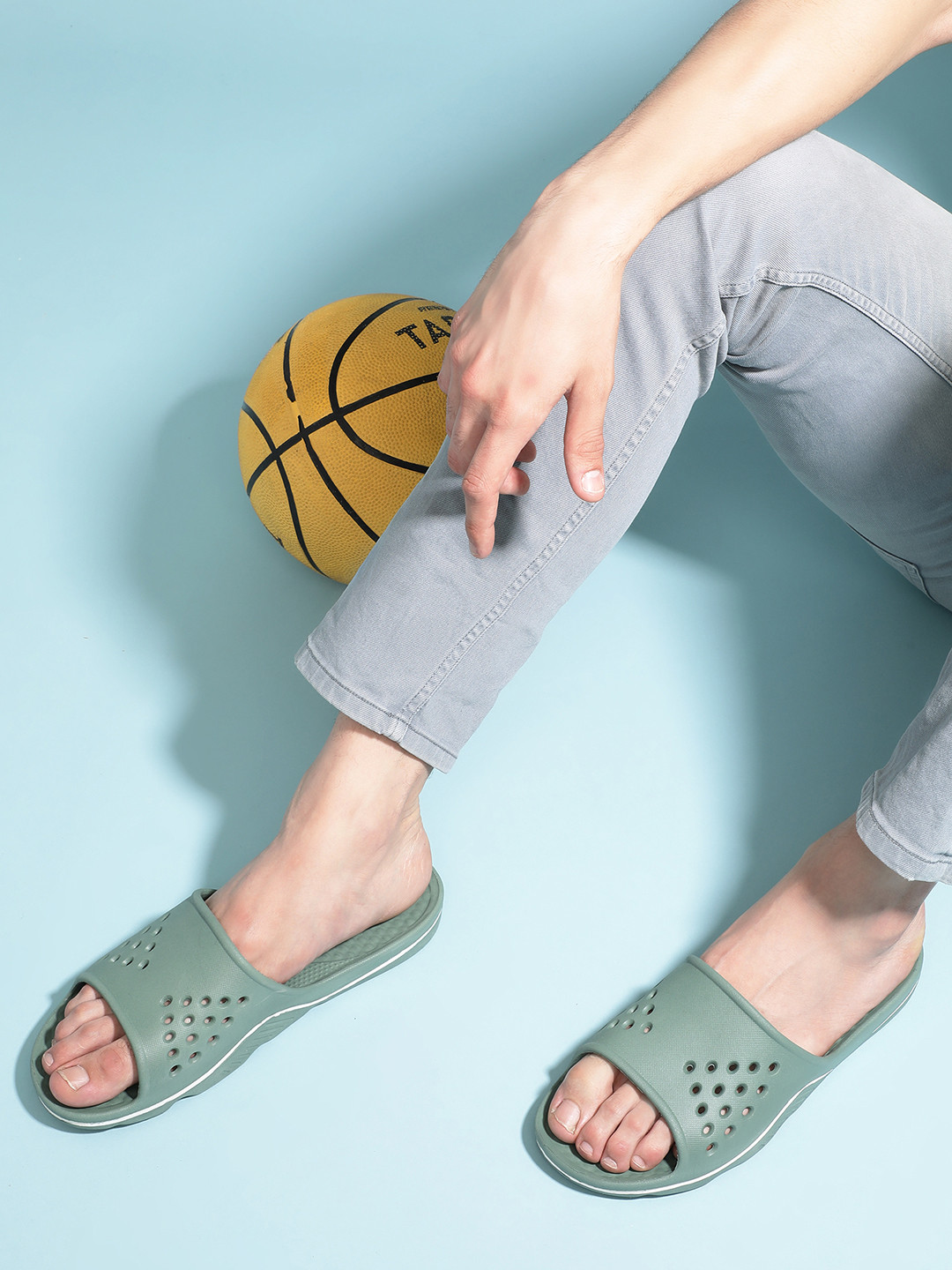 Buy Liberty Men Self Design Sliders - Flip Flops for Men 26172106 | Myntra