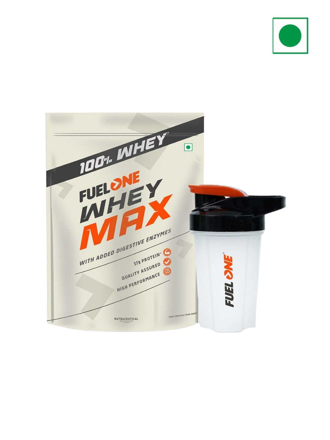 Buy FUEL ONE Whey Max Protein Powder 1kg With Shaker 500ml - Proteins ...