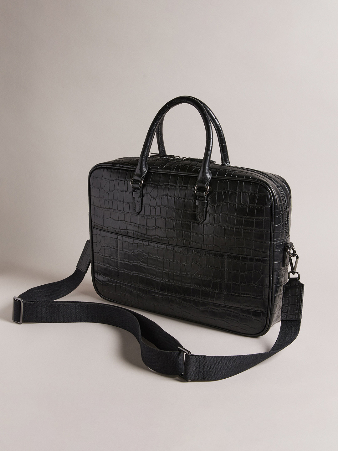 Buy Ted Baker Textured Leather Laptop Bag - Laptop Bag for Men 26174454 ...