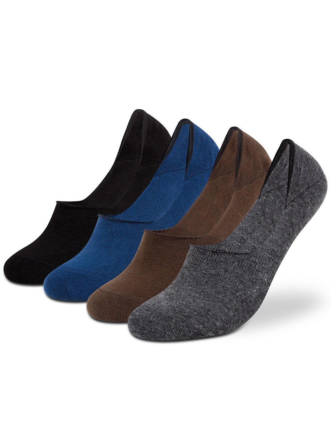 Buy Supersox Men Pack Of 4 Anti Slip Pure Cotton Shoe Liners - Socks ...