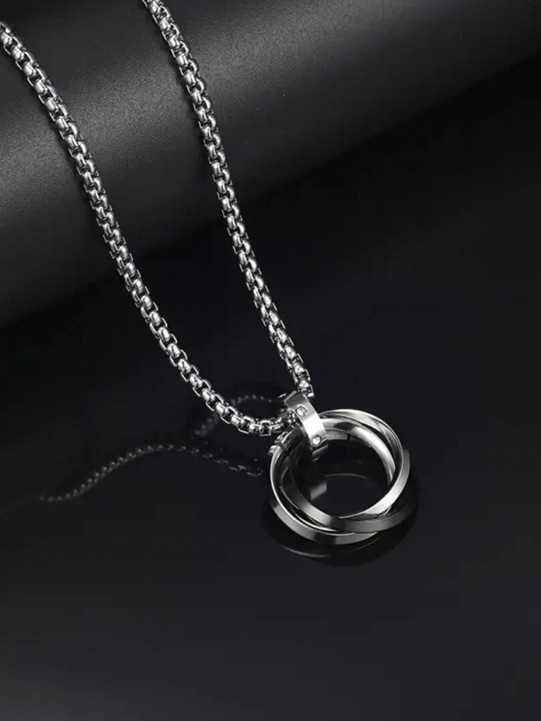 Buy WROGN Men Stone Studded Stainless Steel Chain - Necklace And Chains ...