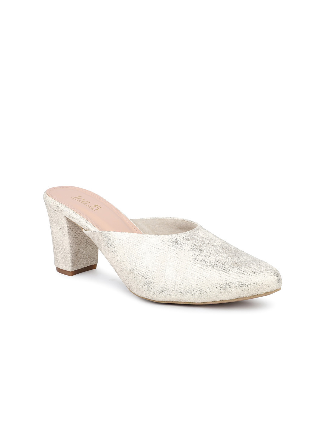 Buy Inc 5 Textured Block Mules - Heels for Women 26181022 | Myntra