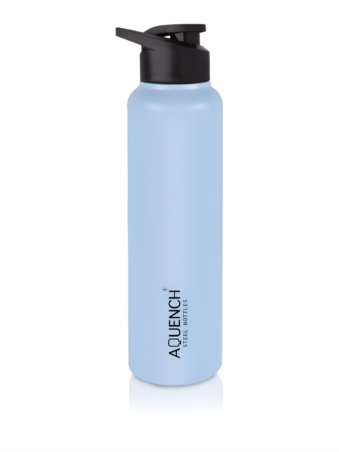 Buy AQUENCH LEAN Blue & Black Solid Stainless Steel Eco Friendly Sipper ...