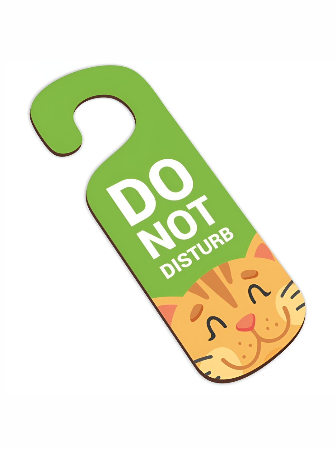 Buy CVANU Yellow & Green Do Not Disturb Sign Boards Wooden Hanging Wall ...