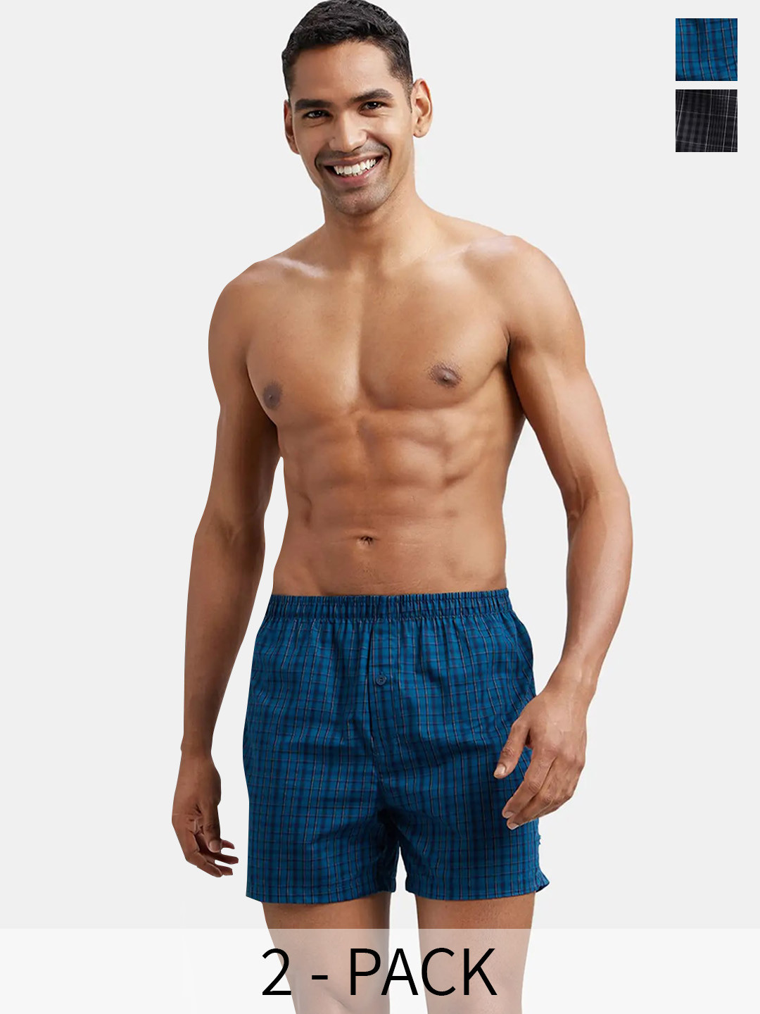 Buy Jockey Pack Of 2 Super Combed Mercerized Cotton Checkered Inner ...