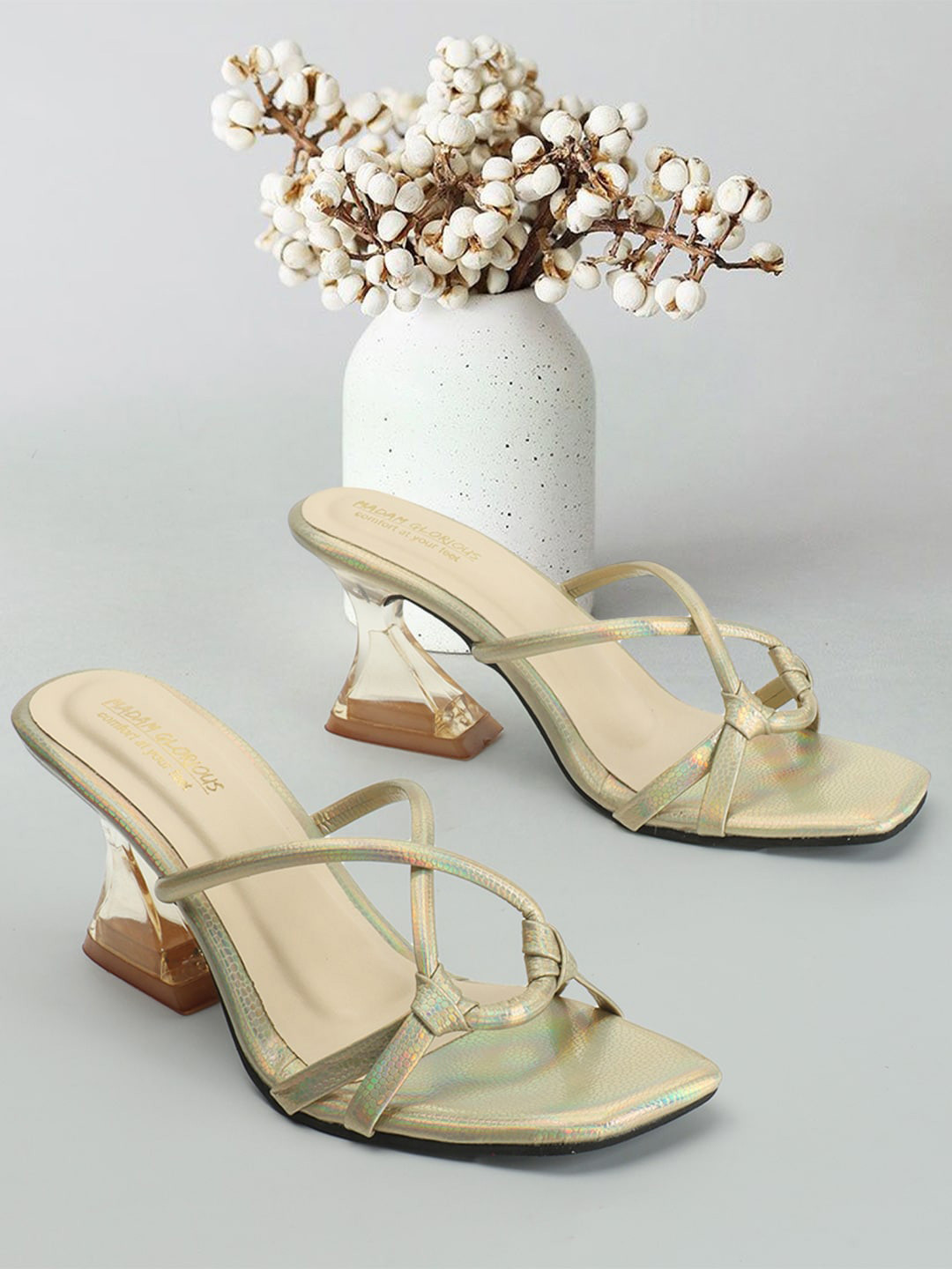 Buy Madam Glorious Square Toe Stiletto Heels - Heels for Women 26212420 ...