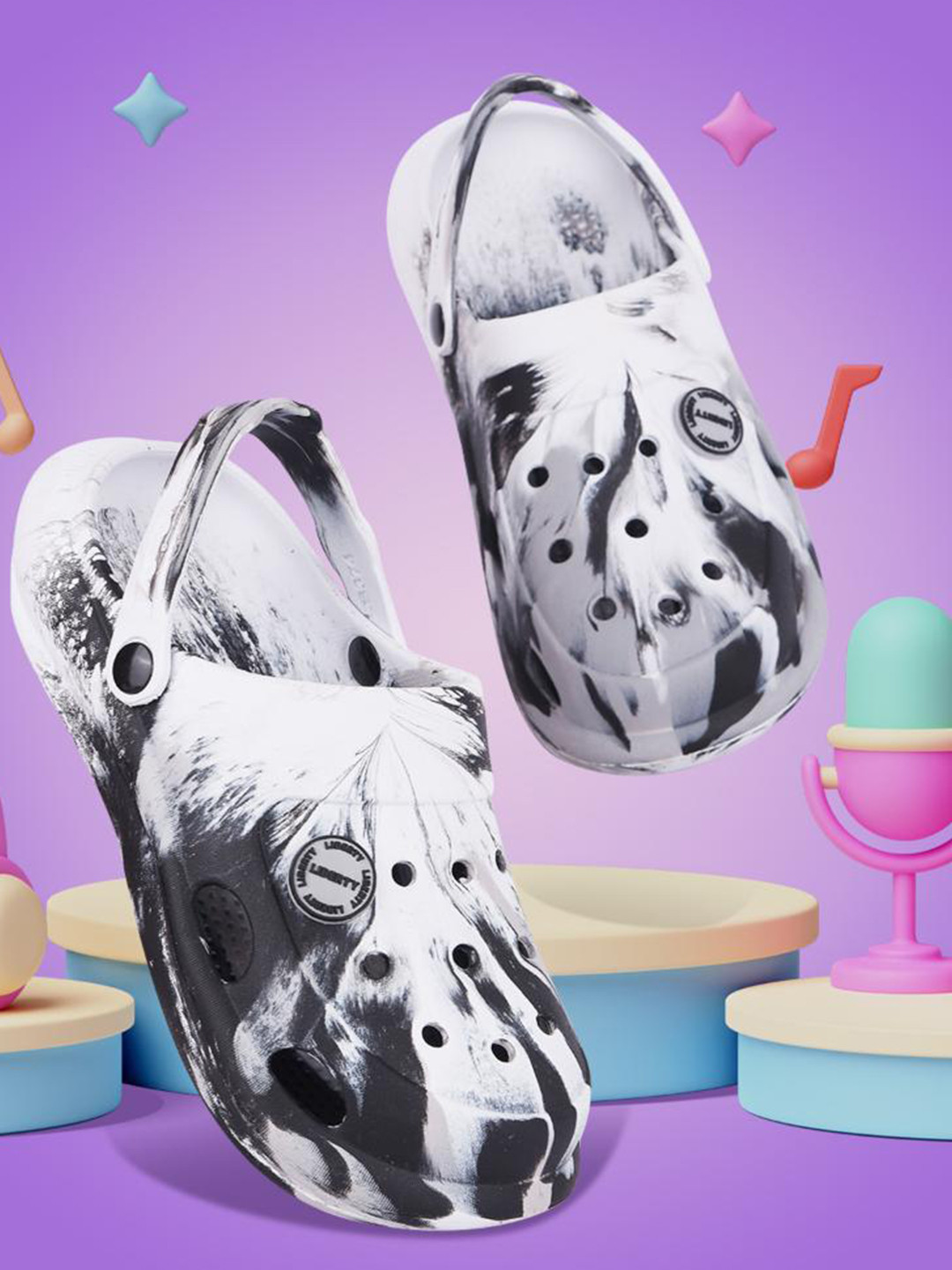 Buy Liberty Kids Printed Clogs - Flip Flops for Unisex Kids 26214364 ...