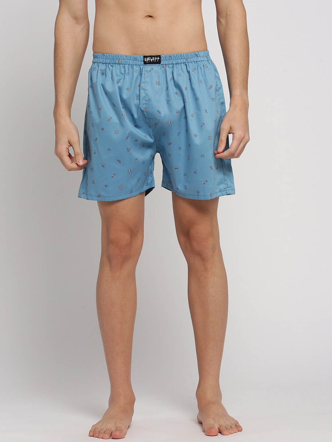 Buy SHOWOFF Men Printed Slim Fit Boxers AM 131 3_Blue - Boxers for Men ...