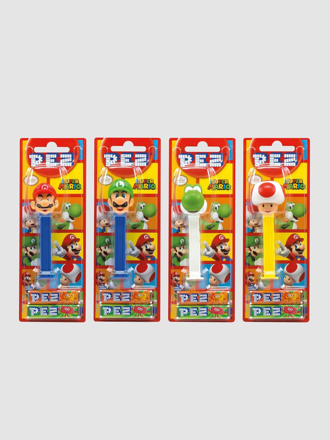 Buy PEZ Pack Of 4 Nintendo Candy 68gm - Candies for Unisex Kids ...