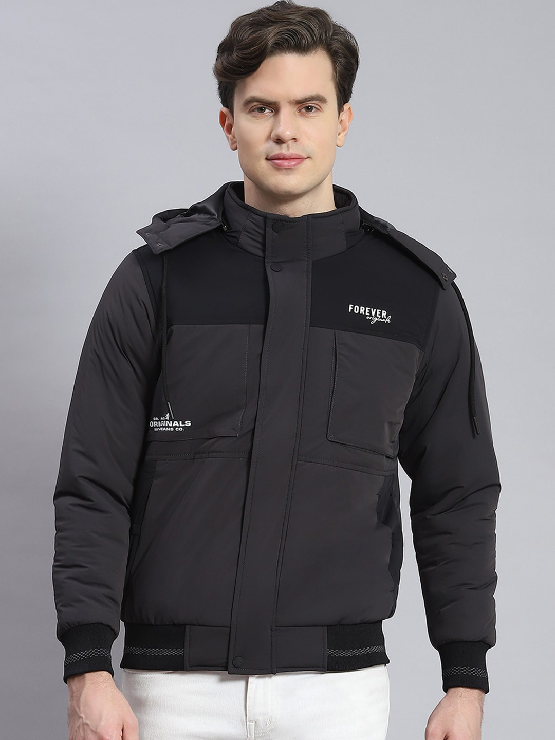 Buy Monte Carlo Mock Collar Lightweight Bomber Jacket - Jackets for Men ...
