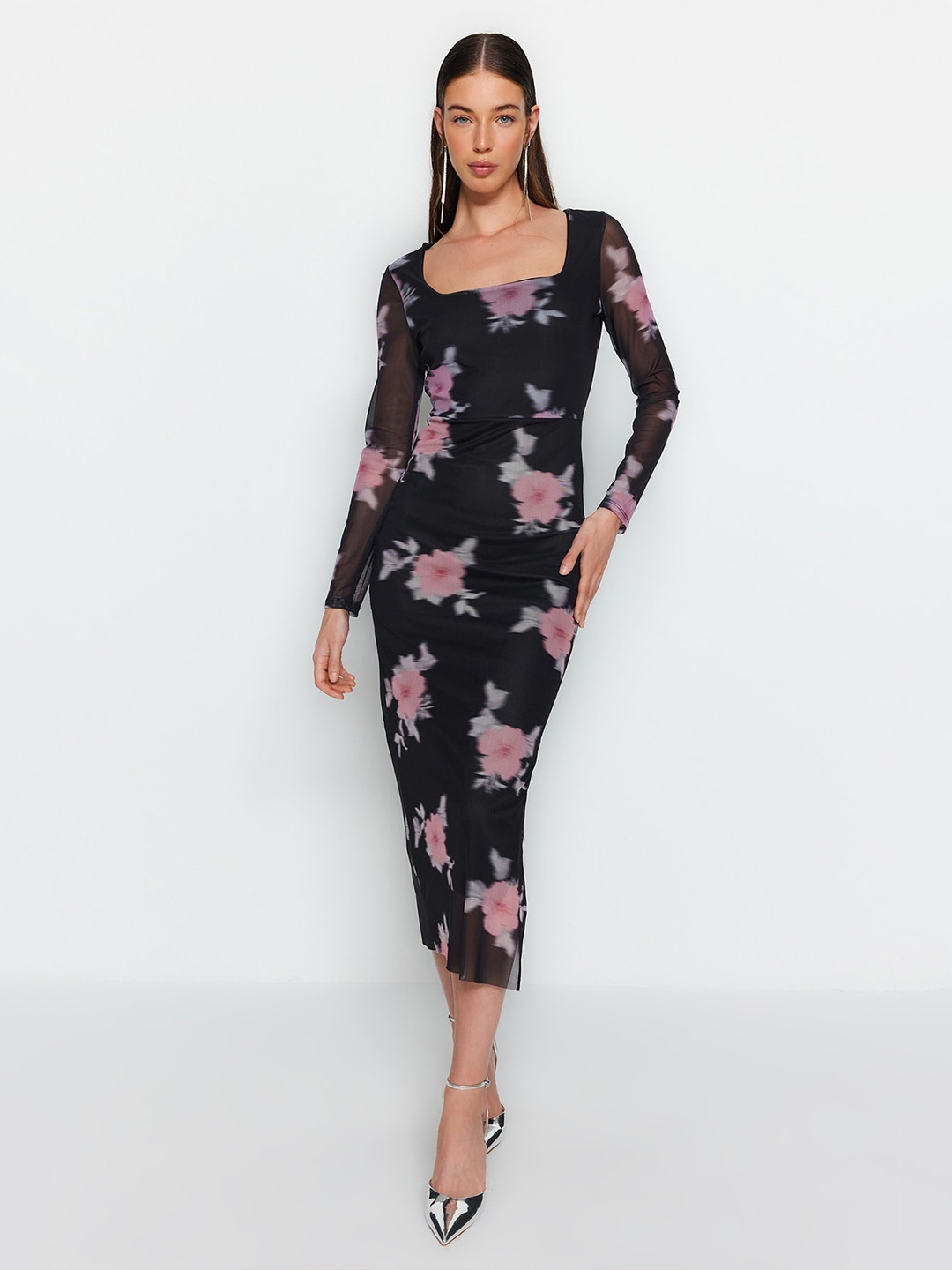 Buy Trendyol Floral Printed Sheath Dress Dresses For Women 26225460