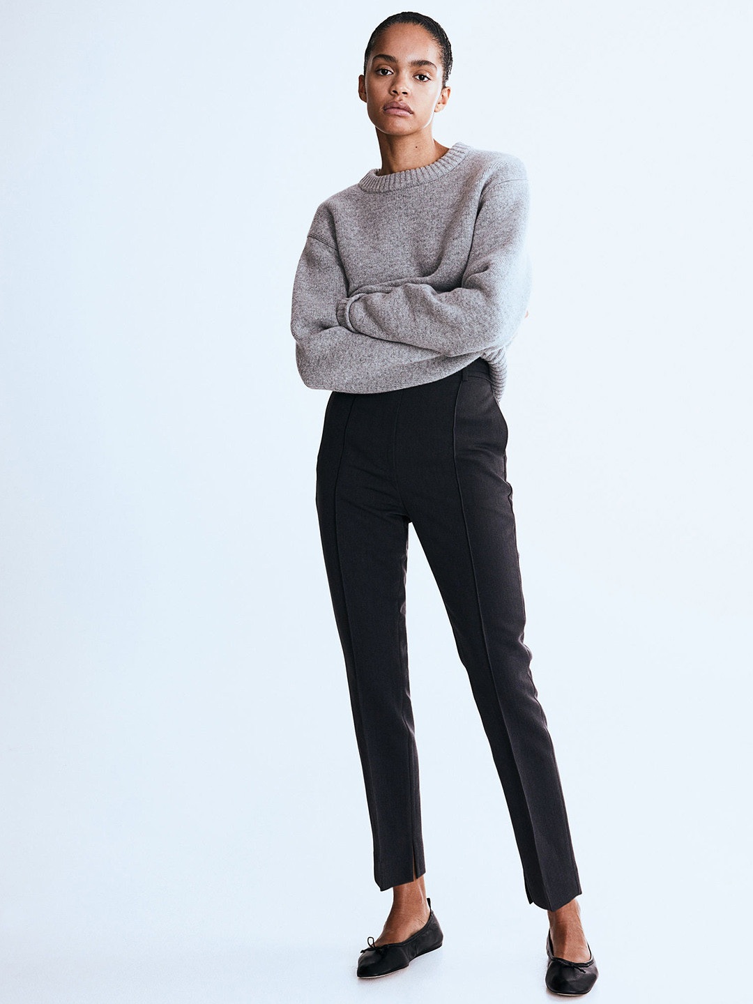 Buy H&M Women Tailored Trousers - Trousers for Women 26229060 | Myntra