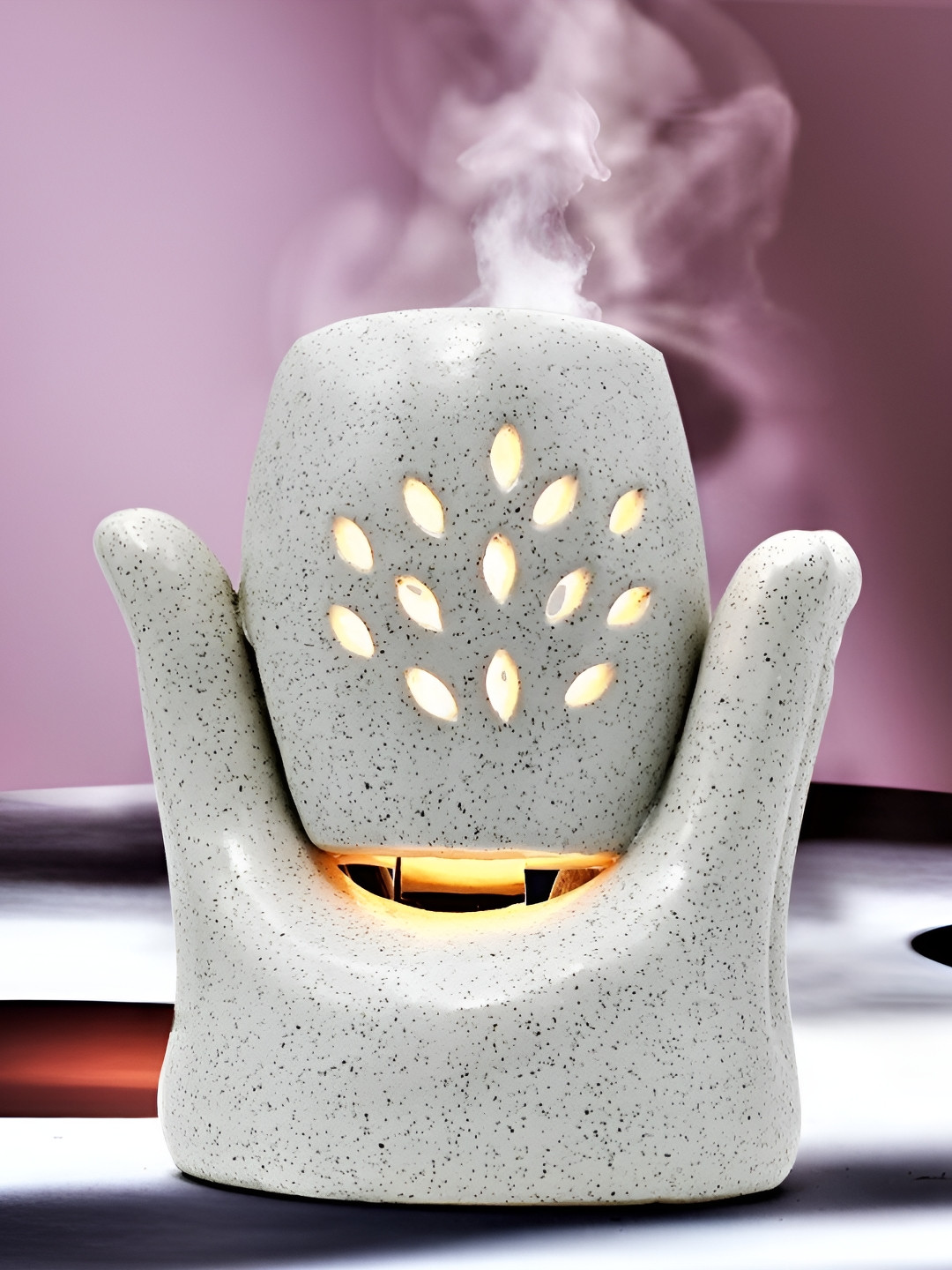 Buy Shree Murti Grey Vaporizer Oil Diffuser With Bulb - Aroma Oil ...