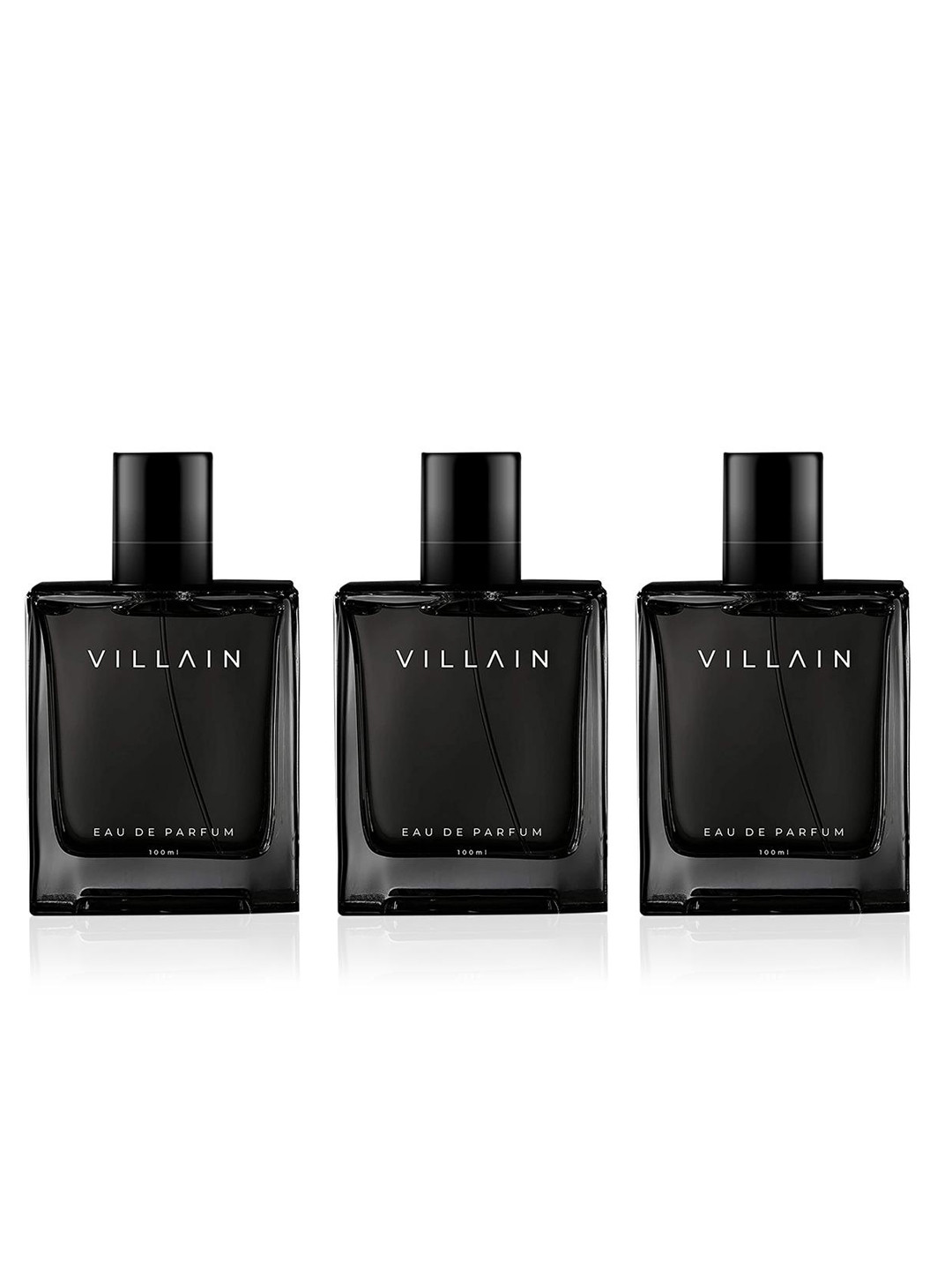 Buy VILLAIN Men Set Of 3 Long Lasting Classic Eau De Parfum 100ml Each ...