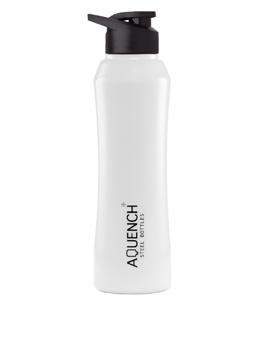 Buy AQUENCH White Single Stainless Steel Solid Water Bottle - Water ...