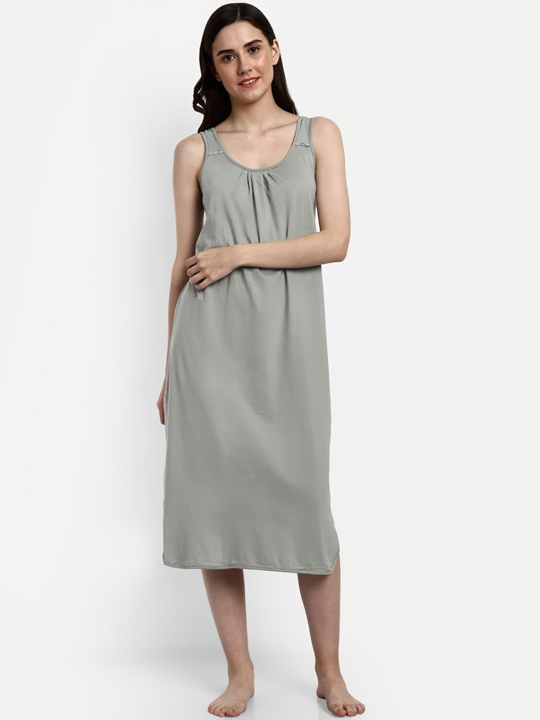 Buy BLAZON Pure Cotton Nighty Slip - Slips for Women 26251730 | Myntra