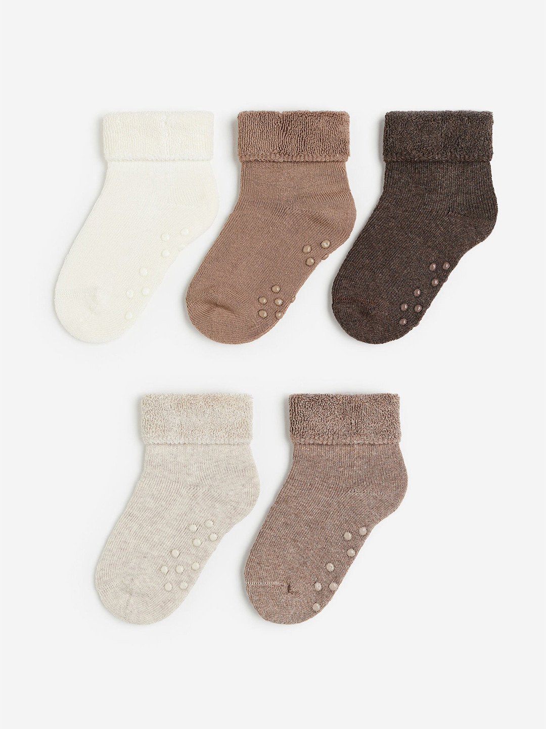 Buy H&M Boys 5 Pack Anti Slip Terry Socks - Socks for Boys 26253868 ...