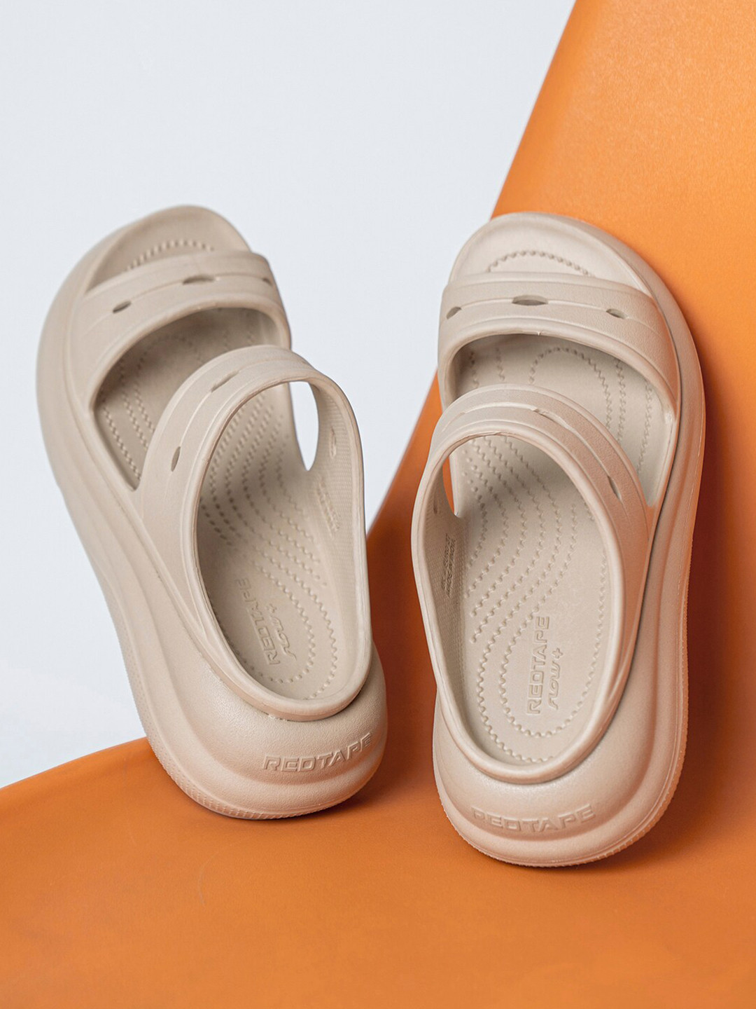 Buy Red Tape Women Textured Slip On Sliders - Flip Flops for Women ...