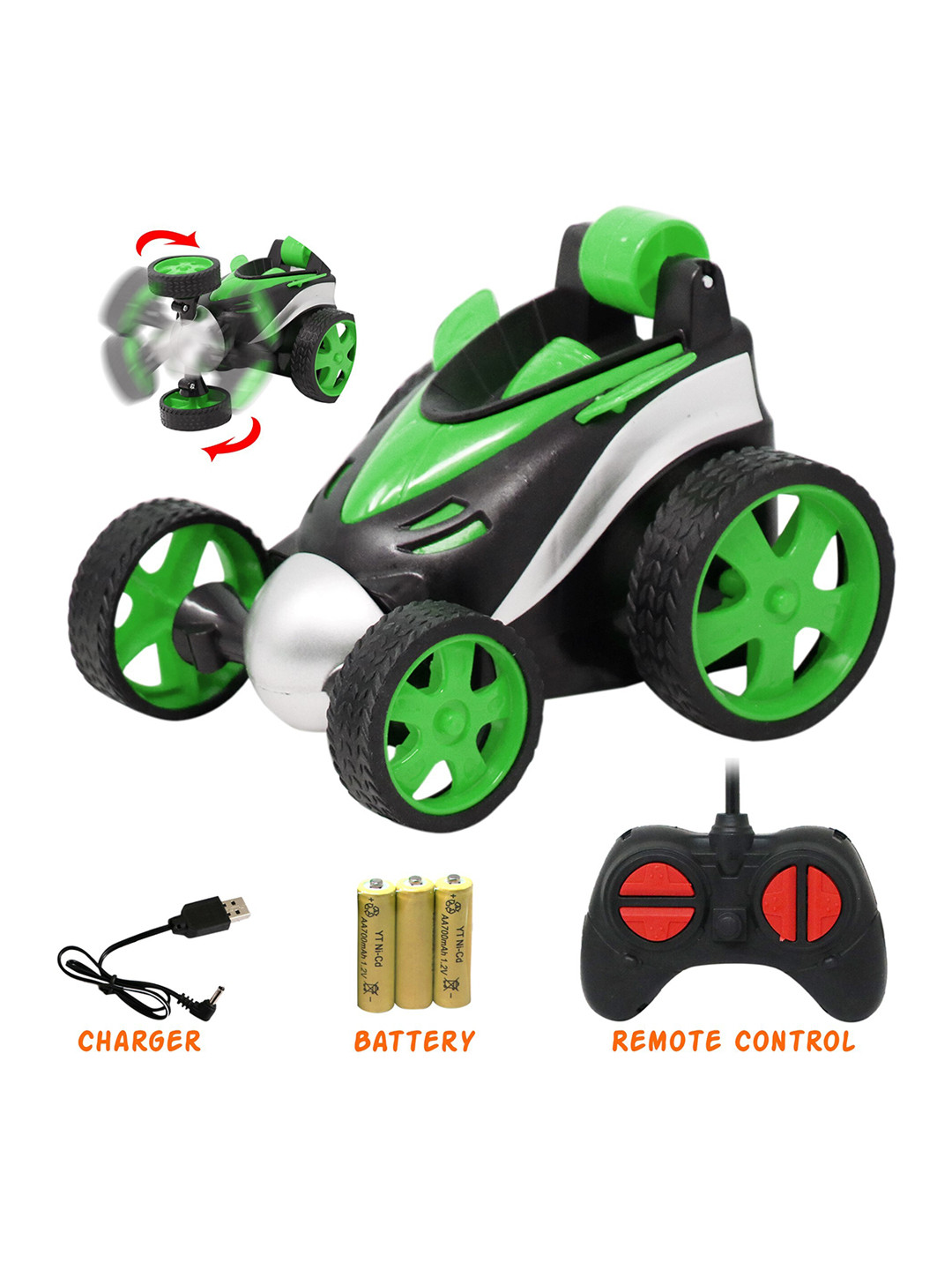 Buy Zest 4 Toyz Kids Assorted Remote Controlled Racing Stunt Car - Toy Vehicles for Unisex Kids ...