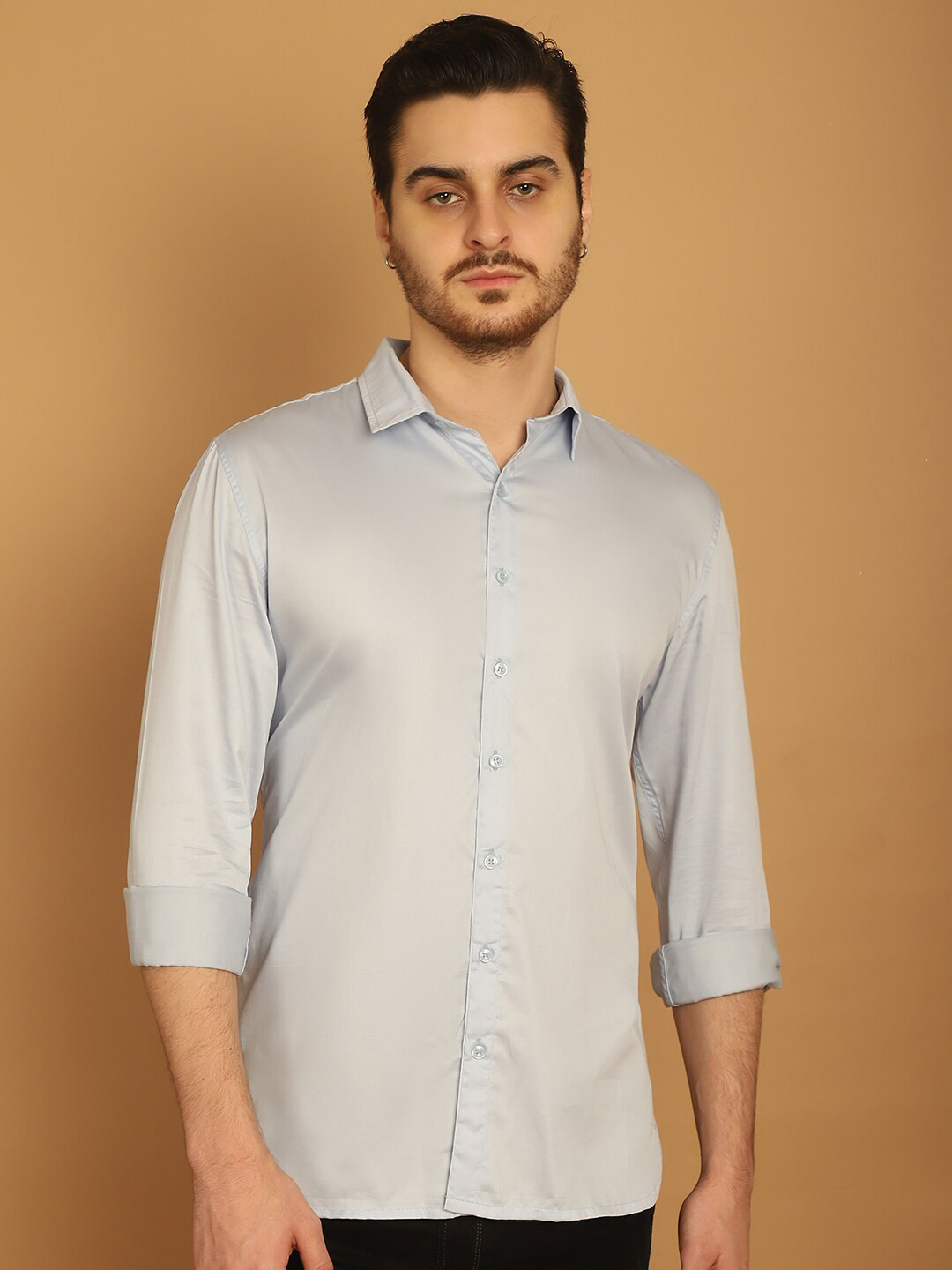 Buy Vanguard Premium Cotton Satin Formal Shirt - Shirts for Men ...