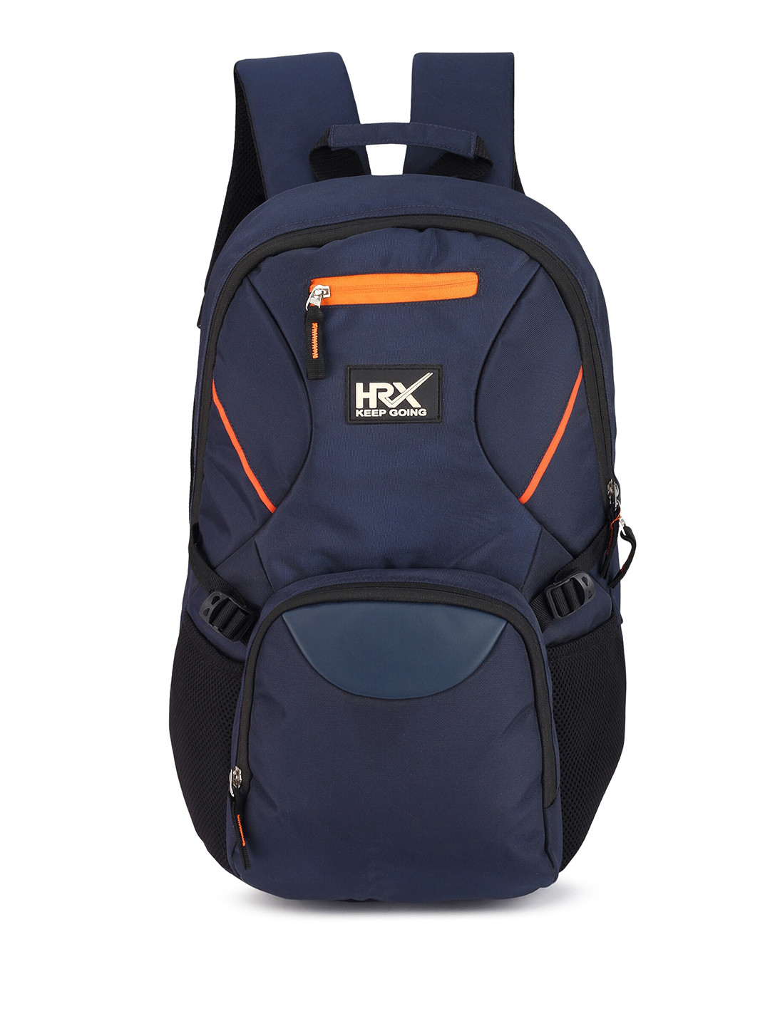 Buy HRX By Hrithik Roshan Unisex Navy Blue Large Backpack - Backpacks ...