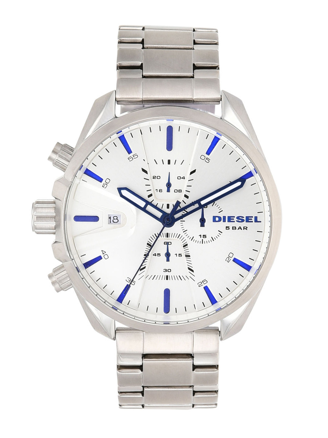 Buy DIESEL MS9 CHRONO Men Silver Analogue Watch DZ4473 - Watches for ...