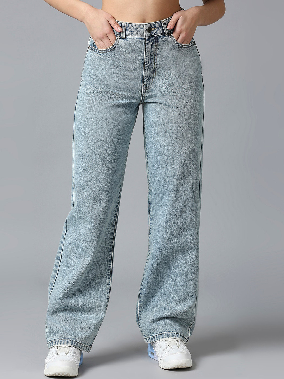 Buy The Roaster Lifestyle Co. Women Blue Pure Cotton Clean Look ...