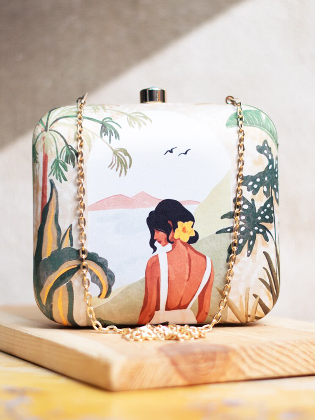 Buy ARTKLIM Printed Box Clutch - Clutches for Women 26290676 | Myntra