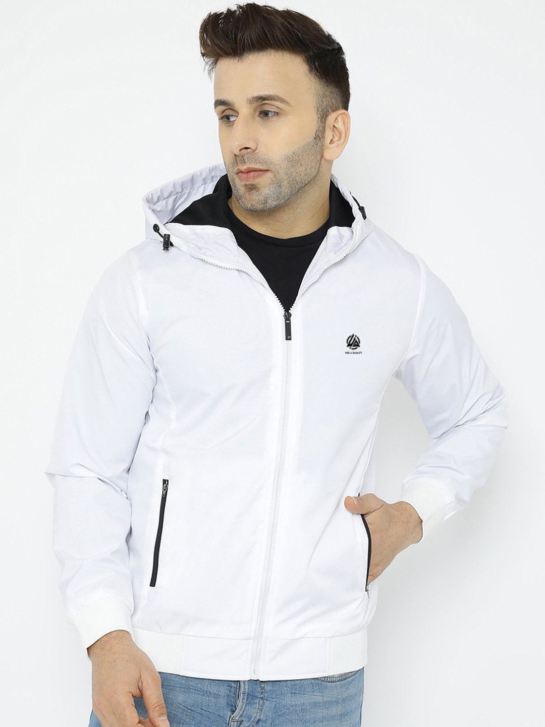 Buy WELL QUALITY Hooded Lightweight Dri FIT Sporty Jacket - Jackets for ...