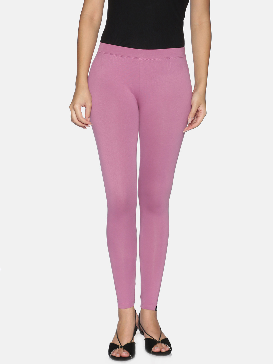 Buy TWIN BIRDS Women Solid Super Stretch Cotton Ankle Length Leggings - Leggings for Women ...