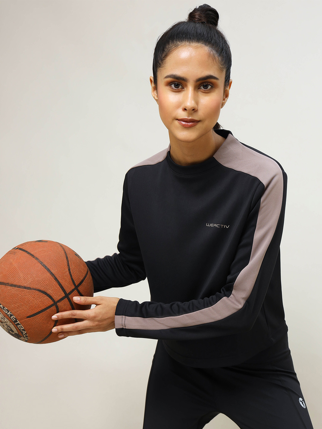 Buy Technosport Striped High Neck Antimicrobial Sports Pullover Sweatshirt - Sweatshirts for ...