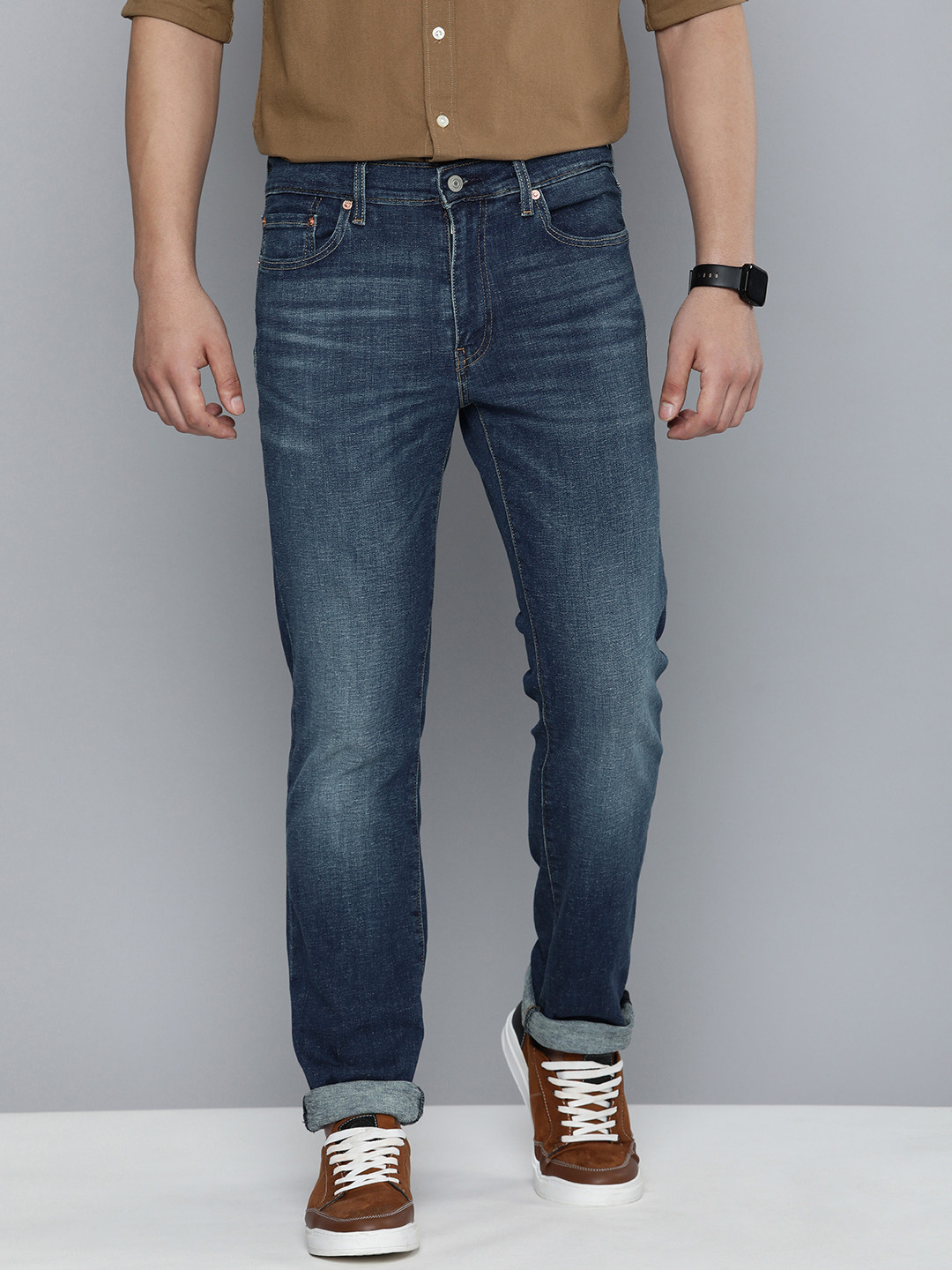 Buy Levis Men 511 Slim Fit Low Rise Heavy Fade Stretchable Jeans ...