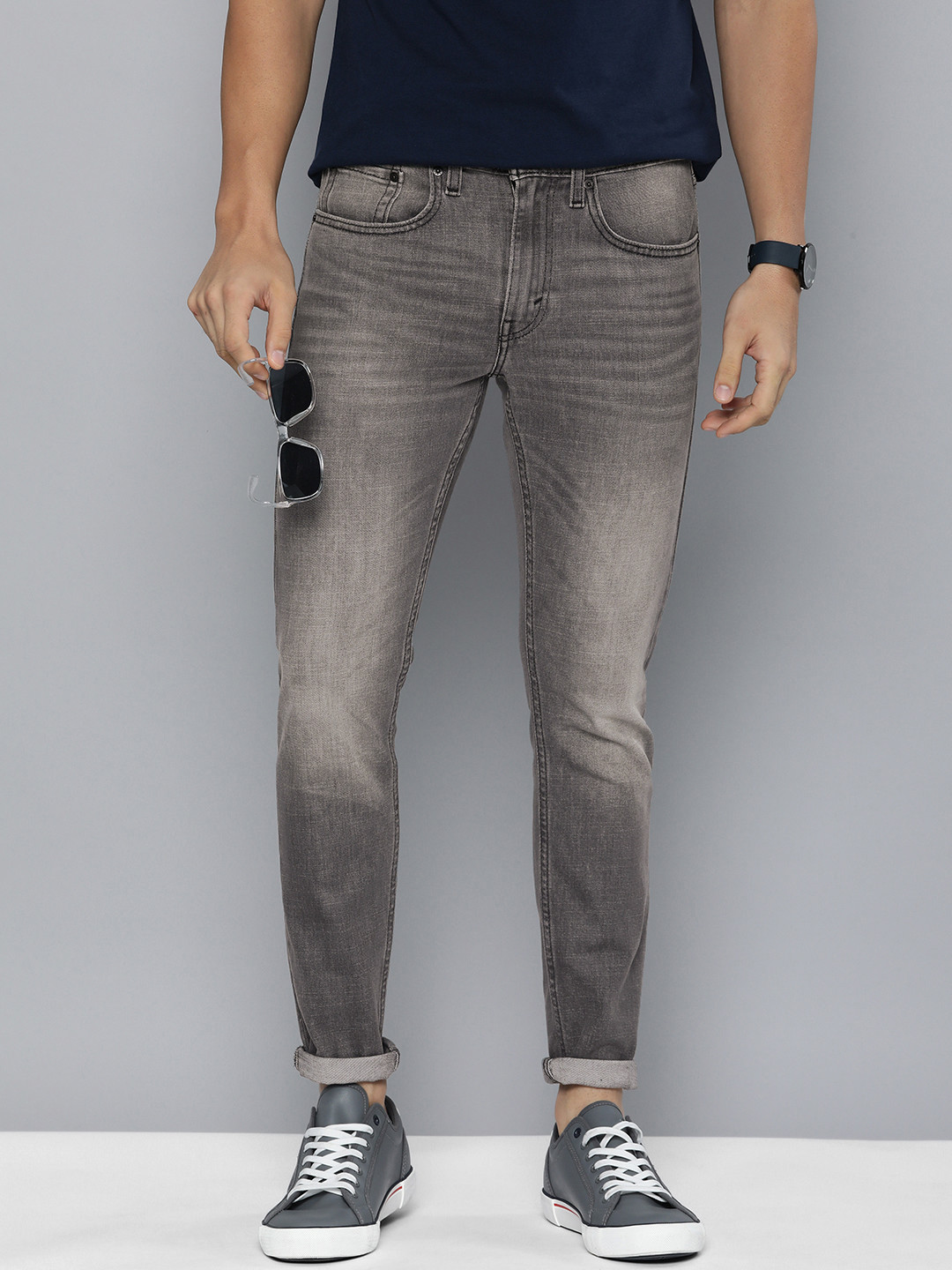 Buy Levis Men Low Rise Skinny Taper Fit Light Fade Stretchable Jeans ...