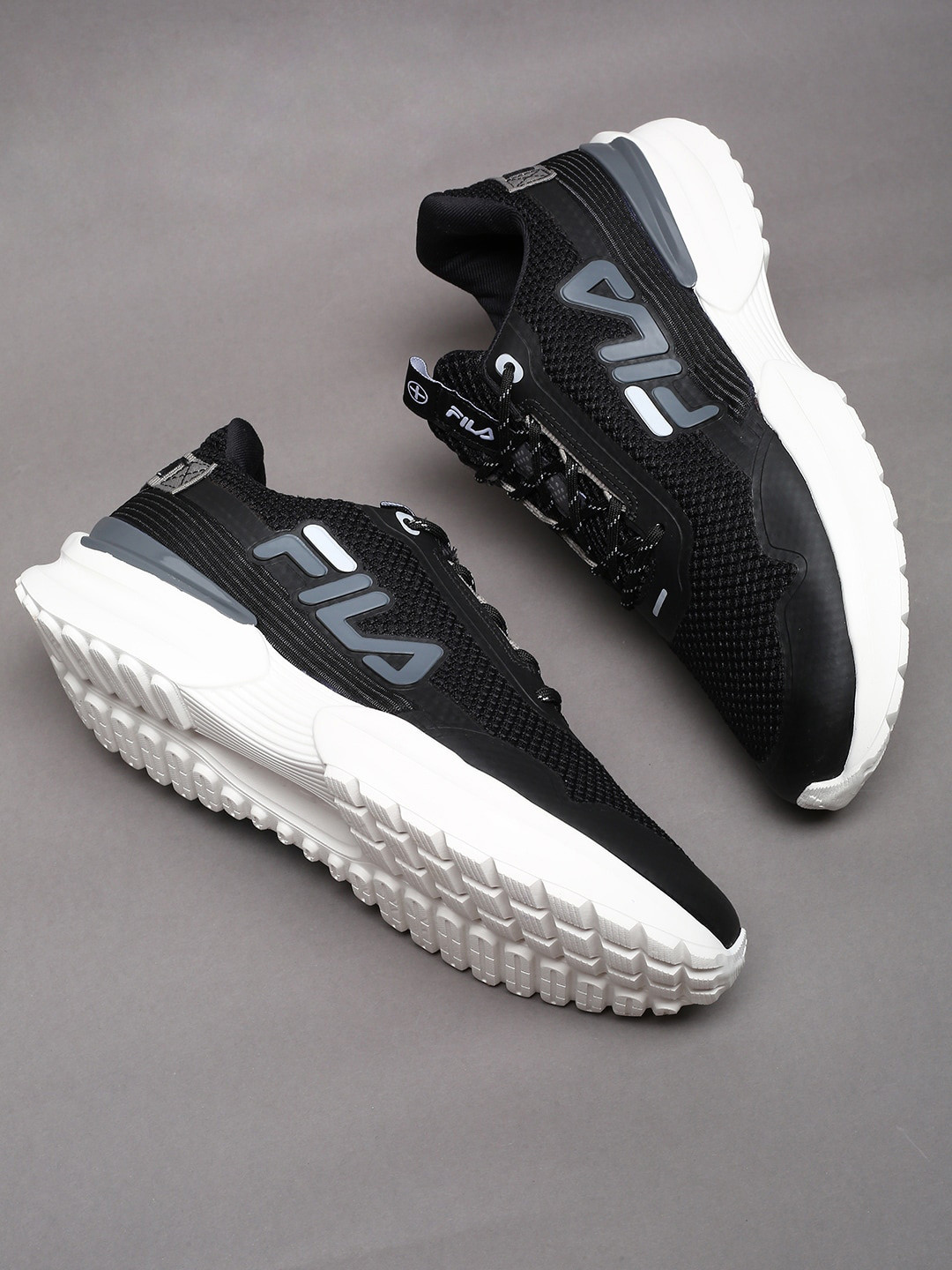 Buy FILA Men Split Mesh Textured Comfort Insole Sneakers - Casual Shoes ...