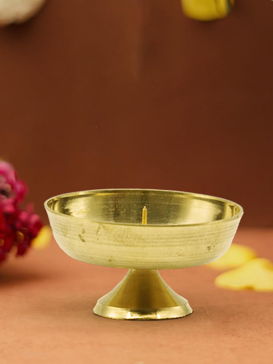 Buy PujaNPujari Gold Toned Brass Dhoop Cone Stand - Pooja Essentials ...