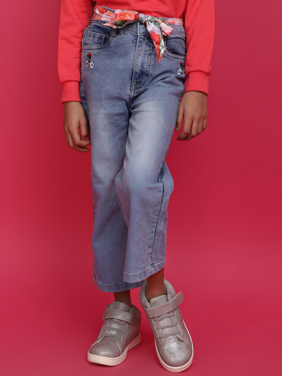 Buy V Mart Girls Blue Jeans - Jeans for Girls 26324262 | Myntra