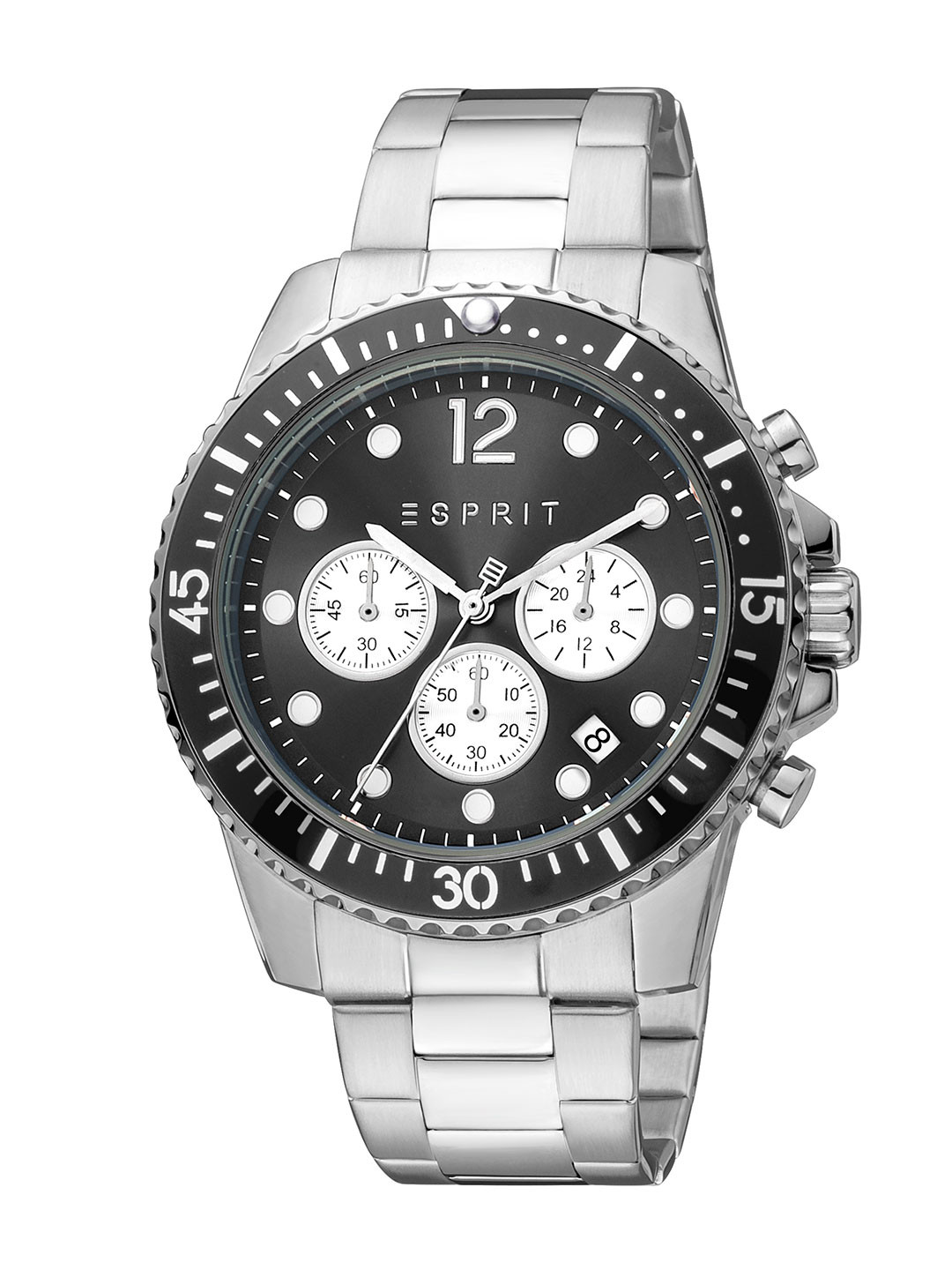 Buy ESPRIT Men Textured Dial & Stainless Steel Straps Analogue Watch ...
