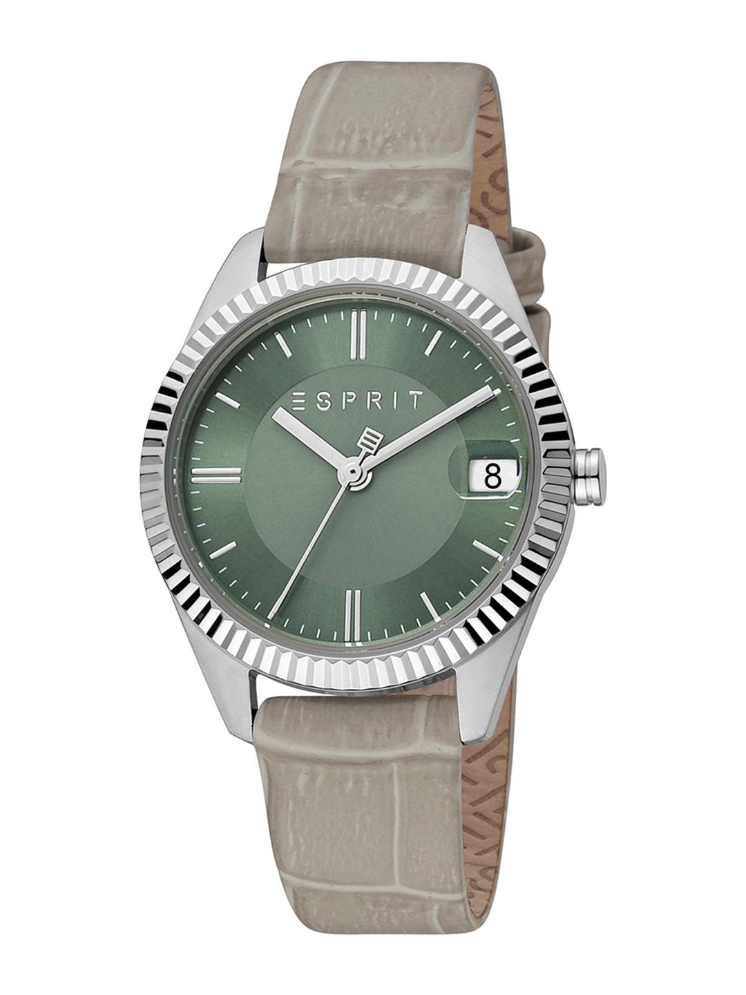 Buy ESPRIT Women Textured Dial & Leather Straps Analogue Watch ...