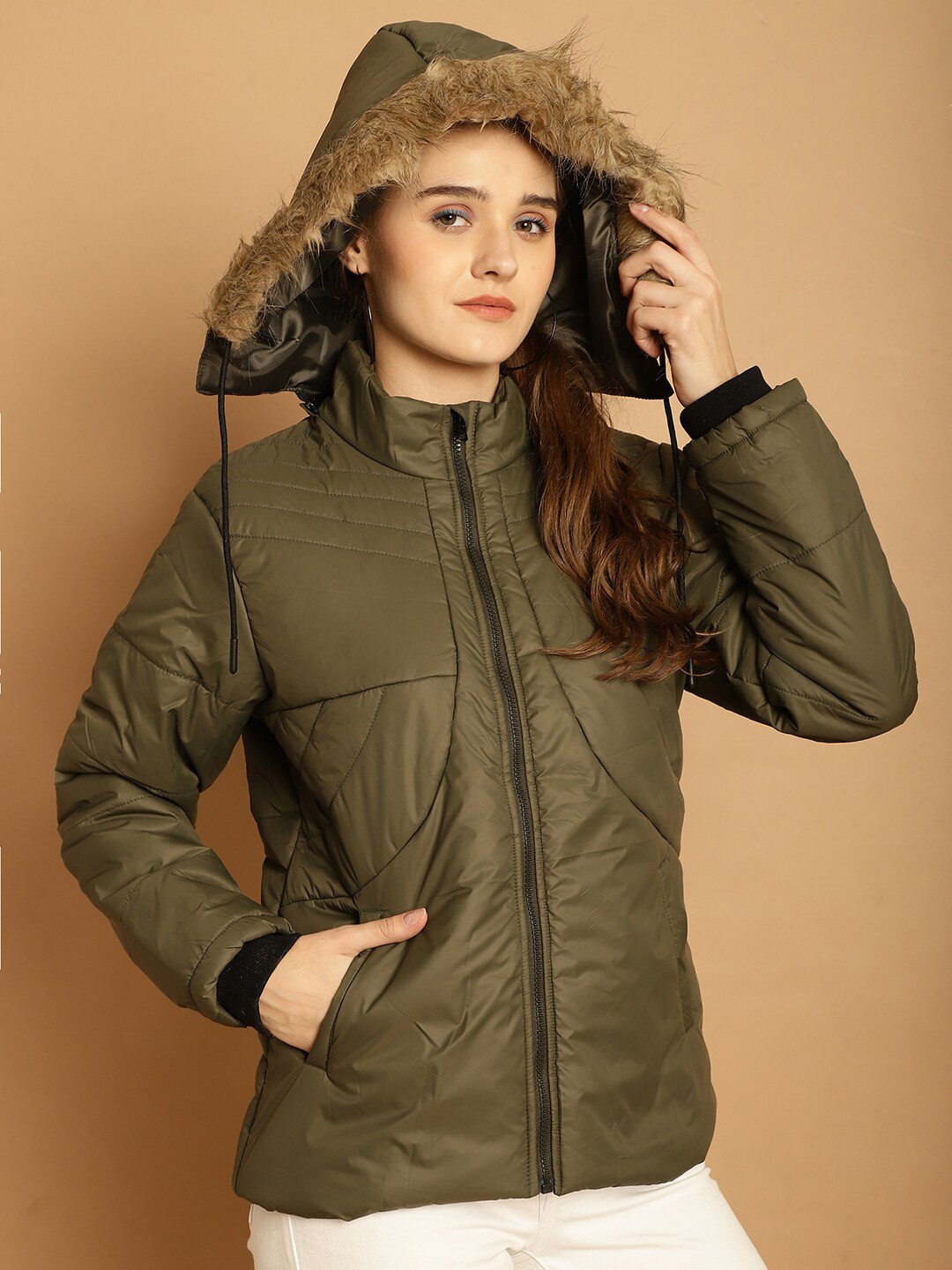 Buy WELL QUALITY Hooded Lightweight Dri FIT Puffer Jacket - Jackets for ...