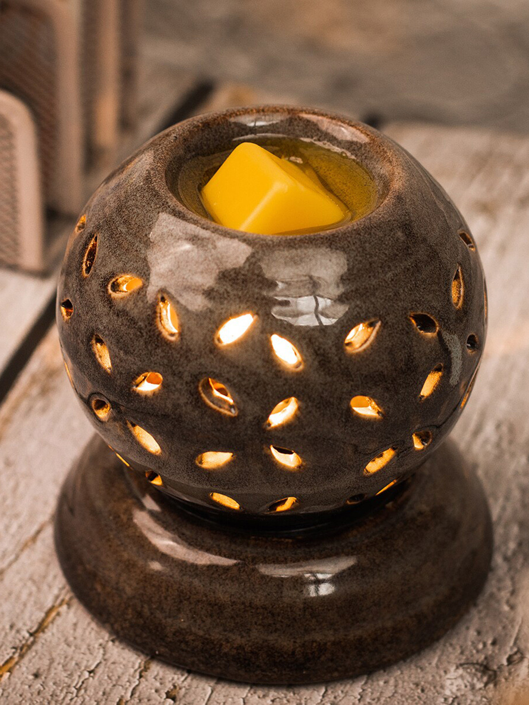 Buy AuraDecor Brown Scented Aroma Therapy Electric Diffuser Set - Aroma ...