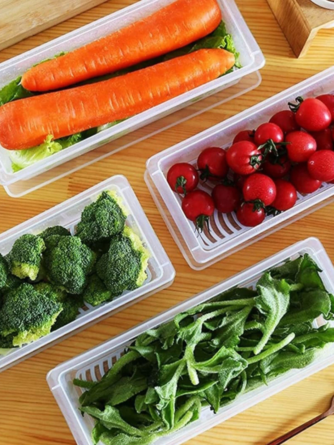 Buy 3D METRO SUPER STORE White 6 Pieces Kitchen Storage Container ...