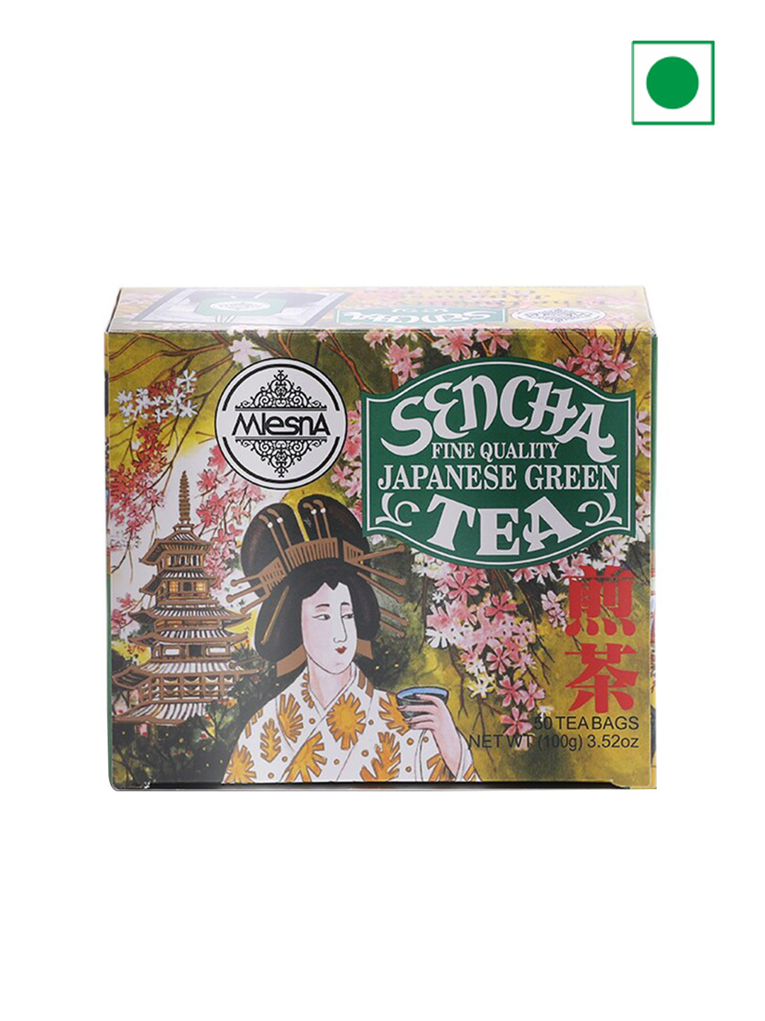 Buy Mlesna Set Of 2 Sencha Green Tea Bag 100 Gm Each - Tea for Unisex ...