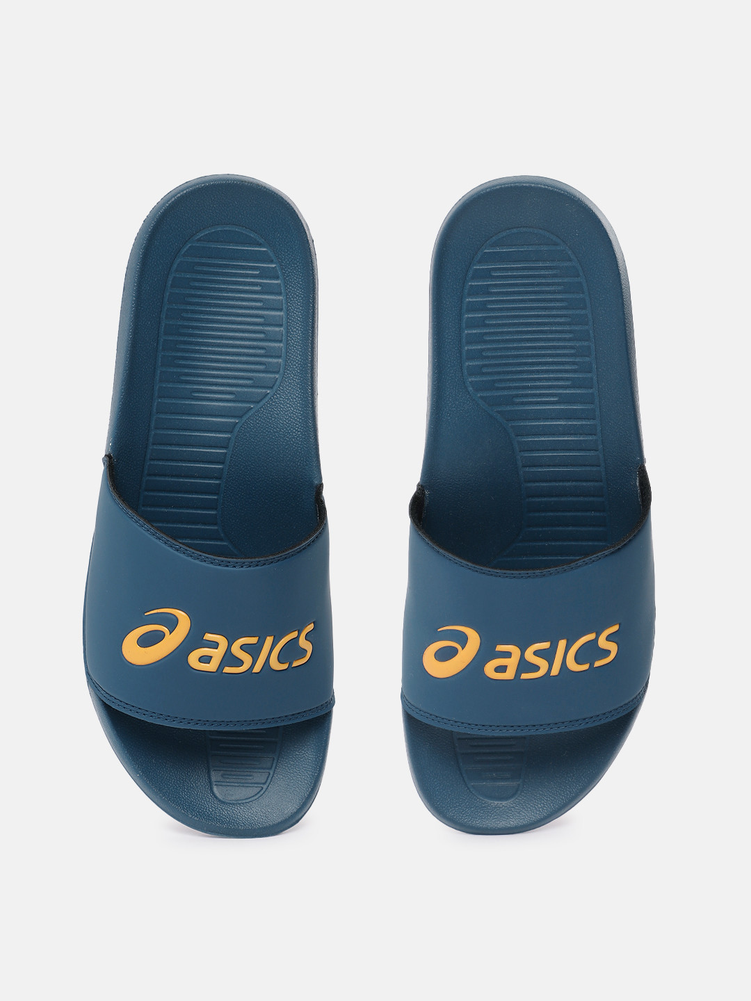 Buy ASICS Unisex Brand Logo Design Sliders - Flip Flops for Unisex ...