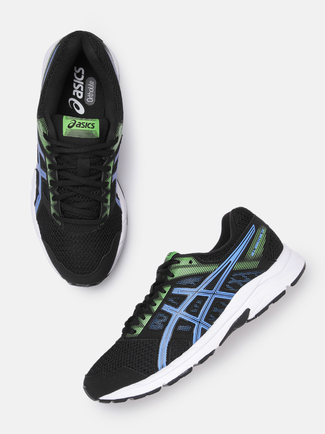 Buy ASICS Men Woven Design Gel Contend 5B Running Shoes - Sports Shoes ...